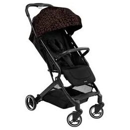Kinder-Buggy hauck "Travel N Care", Kinder, braun (leo), Aluminium, Kunststoff, Polyester, Kinderwagen, Reisebuggy, leicht; bis 25 kg belastbar