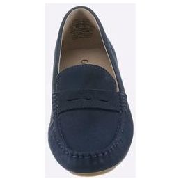 Slipper Caprice, Damen, Gr. 38, blau (marine), Veloursleder, Schuhe Slipper