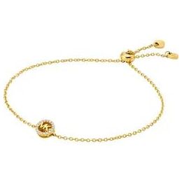 Armband Michael Kors "Schmuck Geschenk Silber 925 Armschmuck PREMIUM", gold (gelbgoldfarben, kristallwei&szlig;, kristallwei&szlig;), Armb&auml;nder, Damen, 21,6cm, Silber 925 (Sterlingsilber), Armband, mit Zirkonia (synth.)