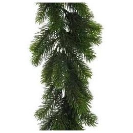 Winterliche Kunstpflanze CREATIV DECO "Weihnachtsdeko, Weihnachtsgirlande", gr&uuml;n, L:180cm, Kunststoff, Kunstpflanzen, Weihnachtsgirlande, Girlande mit 168, L&auml;nge 180 cm
