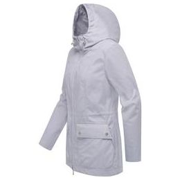 Outdoorjacke Ragwear "Monadetta A", Damen, Gr. 4XL (48), lila (lavender), Obermaterial: 65% Polyester, 35% Baumwolle. Innenfutter: 100% Polyester, A-Linie Po-bedeckend, hoch geschlossener Ausschnitt, &Auml;rmel ohne &Auml;rmelschlitz abgesteppte Kante krempelbar, Jacken Outdoorjacke, Leichte Kapuzenjacke f&uuml;r die &Uuml;bergangszeit