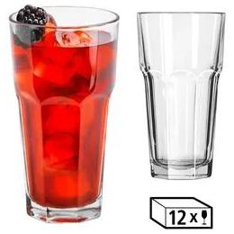 Gl&auml;ser-Set Libbey "Cooler Glas -GIBRALTAR- 473 ml, &Oslash;: 8,5 cm, H: 16 cm, 12er Set", transparent, H:16cm &Oslash;:8,5cm, Glas, Trinkgef&auml;&szlig;e, hochwertig verarbeitet, im modernen Design