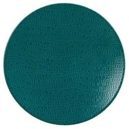 Brotteller Seltmann Weiden "Life Fashion", blau (trendy petrol, wei&szlig;), H:1,9cm &Oslash;:16,5cm, Porzellan, Speiseteller, Teller rund 16,5 cm