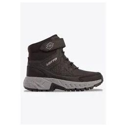 Winterboots Lotto, Jungen, Gr. 27, schwarz, grau, Synthetik, Textil, Schuhe Winterboots, Winterschuhe, Winterstiefel, Snowboots