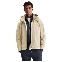 Marc O'Polo Outdoorjacke MARC O'POLO "aus wasserabweisendem Technical Poly Cotton", Herren, Gr. S, pure cashmere, Obermaterial: 47% Polyester, 42% Baumwolle, 11% Polyamid, unifarben, regular fit, Manschette, Jacken Outdoorjacke