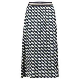 Maxirock Betty Barclay "Damen mit elastischem Bund", Damen, Gr. 36, bunt (dunkelblau, gr&uuml;n), Obermaterial: 100% Viskose, ausgestellt lang, R&ouml;cke Maxirock