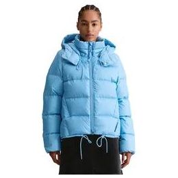 Marc O'Polo Outdoorjacke MARC O'POLO DENIM "aus recyceltem Polyester-Ripstop", Damen, Gr. XL, azure sky, Obermaterial: 100% Polyester. F&uuml;llung: 70% Daune, 30% Feder, unifarben, regular fit, normaler Saum, Jacken Outdoorjacke