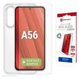 Displex Displayschutzglas "Real Glass Screen Protector inkl. Case", transparent, B:9cm H:1,2cm T:20mm, Displayfolien, Displayschutzfolie, Schutzfolie, Bildschirmschutz, kratz- & sto&szlig;fest