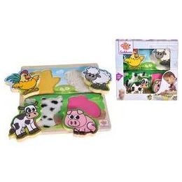 Steckpuzzle Eichhorn "F&uuml;hl-Puzzle mit Stoff", bunt, Puzzles, KinderB:20cm T:20cm, Holz, Textil, B:20cm T:20cm