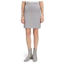 Strickrock Betty Barclay "Damen mit Jacquard", Damen, Gr. 40, patch grau, beige, Strick, Obermaterial: 45% Viskose, 34% Polyester, 21% Polyamid, figurumspielend kurz, R&ouml;cke