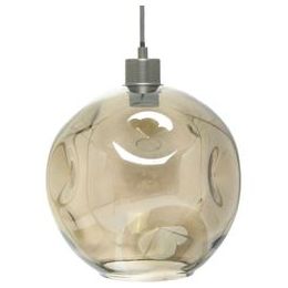 Kayoom H&auml;ngeleuchte "Natalie", beige, &Oslash; 26cm H: 32cm, 1 Stk., Leuchten, handgefertigt, modern, H&auml;ngeleuchte