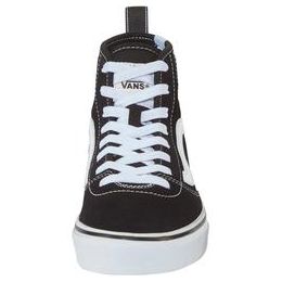 Sneaker Vans "ASHWOOD HI DECON", Damen, Gr. 37, schwarz, wei&szlig;, Leder, Synthetik, Textil, Schuhe Sneaker