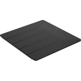 Abtropfmatte Schock "aus Silikon, temperaturbest&auml;ndig bis 230C", grau (anthrazit), B:41,5cm H:0,9cm T:40cm, Silikon, Geschirrst&auml;nder, sp&uuml;lmaschinengeeignet, in Anthrazit