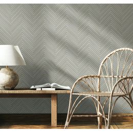 Vliestapete marburg "Tapete Timber Mood", grau (grau,beige), B:0,53m H:0,01m L:10,05m, Vlies, Tapeten, moderne Vliestapete f&uuml;r Wohnzimmer Schlafzimmer K&uuml;che