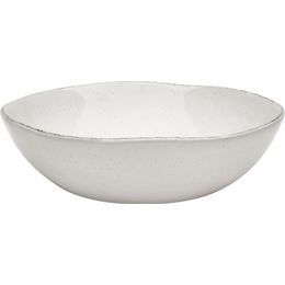 Pastateller Van Well "Urban, tiefer Teller 19 cm, 6 St&uuml;ck", beige (creme), H:5,5cm &Oslash;:19cm, Steinzeug, Speiseteller, Teller Set, sp&uuml;lmaschinen- und mikrowellengeeignet