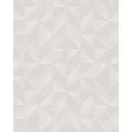 Vliestapete marburg "Luce", grau (grau, beige), B:0,53m L:10,05m, Vlies, Tapeten, moderne Tapete f&uuml;r Wohnzimmer Schlafzimmer K&uuml;che