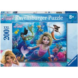 Puzzle Ravensburger "Meerjungfrauen Magie", bunt, Puzzles, KinderB:49cm H:36cm, Pappe, Motiv, Made in Germany, B:49cm H:36cm
