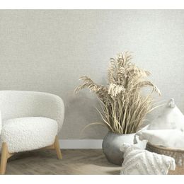 Vliestapete marburg "Tapete Lost Linen", grau (grau,beige), B:0,53m H:0,01m L:10,05m, Vlies, Tapeten, moderne Vliestapete f&uuml;r Wohnzimmer Schlafzimmer K&uuml;che