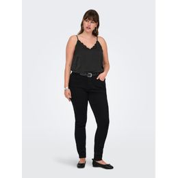 Only sheego Gro&szlig;e Gr&ouml;&szlig;en Tr&auml;gertop, black, Gr&ouml;&szlig;e 46 - Damen