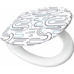 WC-Sitz Kleine Wolke "&raquo; Vision&laquo;", grau, B:37cm H:5cm L:45cm, Duroplast, WC-Sitze