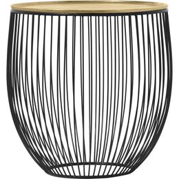 Beistelltisch Mirrors and More "PATTY", goldfarben 3, H:43cm, Tische, Beistelltisch