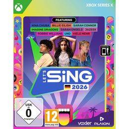 Ravenscourt Spielesoftware "Let's Sing 2026 German Version", ohne farbbezeichnung, Xbox Series X, Spielesoftware