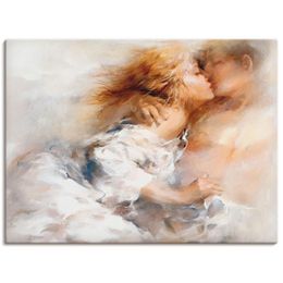 Wandbild Artland "Leidenschaftlich", beige (farbe bild(er): naturfarben), B:120cm H:90cm, Bilder, als Leinwandbild, Poster in verschied. Gr&ouml;&szlig;en