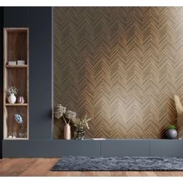 Vliestapete marburg "Tapete Timber Mood", braun, B:0,53m H:0,01m L:10,05m, Vlies, Tapeten, moderne Vliestapete f&uuml;r Wohnzimmer Schlafzimmer K&uuml;che