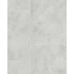 Vliestapete marburg, grau (grau, beige), B:0,53m L:10,05m, Vlies, Tapeten, moderne Tapete f&uuml;r Wohnzimmer Schlafzimmer K&uuml;che