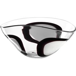 Dekoschale Leonardo "GK/Schale 35 OCCHI BLANC", bunt (mehrfarbig), B:35cm H:16,5cm T:23cm, Glas, Dekoschalen