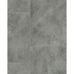 Vliestapete marburg, grau, B:0,53m L:10,05m, Vlies, Tapeten, moderne Tapete f&uuml;r Wohnzimmer Schlafzimmer K&uuml;che