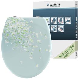 Sch&uuml;tte WC-Sitz SCH&Uuml;TTE "FLOWER IN THE WIND", bunt, B:37,5cm H:5,5cm L:45cm, Duroplast, WC-Sitze, bruchsicher und kratzfest, Absenkautomatik, Standardma&szlig;