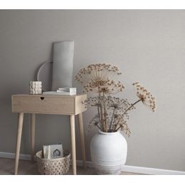 Vliestapete marburg "Tapete Pure Line", grau (grau,beige), B:0,53m H:0,01m L:10,05m, Vlies, Tapeten, moderne Vliestapete f&uuml;r Wohnzimmer Schlafzimmer K&uuml;che