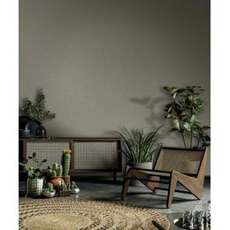Vliestapete marburg "Tapete Pure Line", grau (grau,braun), B:0,53m H:0,01m L:10,05m, Vlies, Tapeten, moderne Vliestapete f&uuml;r Wohnzimmer Schlafzimmer K&uuml;che
