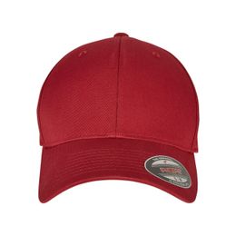 Flex Cap Flexfit "Flexfit Flexfit Wooly Combed Youth", Gr. one-size, rose braun, 63% Polyester, 34% Baumwolle, 3% Elasthan, unifarben, Caps