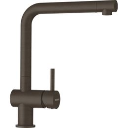 K&uuml;chenarmatur Schock "EPOS FA", braun (bronze), B:21,2cm H:31cm &Oslash;:5cm, Messing, Armaturen, Festauslauf, Schwenkbereich 360