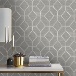 Vliestapete Sublime "GEO TEXTURE SAG", gr&uuml;n, B:0,52m L:10m, Vlies, Tapeten, Design Tapeten