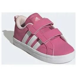Klettschuh Adidas SPORTSWEAR "VS PACE 2.0 KIDS", Kinder, Gr. 34, pink fusion, cloud wei&szlig;, clear pink, Synthetik, Textil, Schuhe Klettschuh, f&uuml;r Kinder