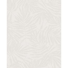 Vliestapete marburg, beige (beige, perlmuttfarben), B:0,53m L:10,05m, Vlies, Tapeten, Blattmuster, moderne Tapete f&uuml;r Wohnzimmer Schlafzimmer K&uuml;che