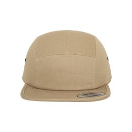Flex Cap Flexfit "Flexfit Unisex Classic Jockey Cap", Gr. onesize, beige (khaki), 100% Baumwolle, unifarben, Caps