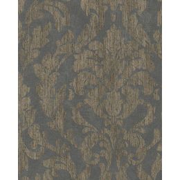 Vliestapete marburg, gold (schwarz, goldfarben), B:0,53m L:10,05m, Vlies, Tapeten, Ornament, moderne Tapete f&uuml;r Wohnzimmer Schlafzimmer K&uuml;che