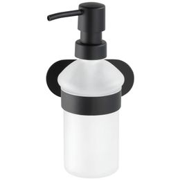 Seifenspender Wenko "Orea", schwarz, Edelstahl, Dosierspender, Seifenspender, 300 ml Fassungsverm&ouml;gen, Halterung aus rostfreiem Edelstahl