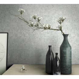 Vliestapete marburg "Monochromatic Marvel", blau (graublau,blau), B:0,53m L:10,05m, Vlies, Tapeten, moderne Tapete f&uuml;r Wohnzimmer Schlafzimmer K&uuml;che