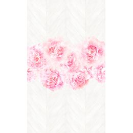 Fototapete marburg, rosa (kupferfarben, anthrazit), B:1,59m L:2,7m, Vlies, Tapeten, moderne Tapete f&uuml;r Wohnzimmer Schlafzimmer K&uuml;che