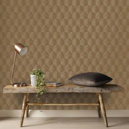 Vliestapete SUPERFRESCO EASY "Romee", braun, B:0,52m H:10m L:10m, Vlies, Tapeten, 10mx52cm (ca. 5m2)