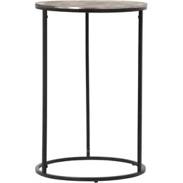 Beistelltisch Mirrors and More "PATTY", silberfarben 2, H:61cm, Tische, Beistelltisch