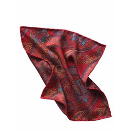Mey & Edlich Mey & Edlich Herren Paisley-Einstecktuch Rot 100 % Seide