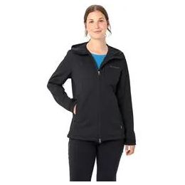 Softshelljacke Vaude "WOMEN'S ALL YEAR ELOPE SOFTSHELL JACKET II", Damen, Gr. 40, phantom blac, Obermaterial: 100% Polyester. Futter: 100% Polyester, normal, Jacken Softshelljacke, sportlicher Stil, winddicht, atmungsaktiv, wasserabweisend