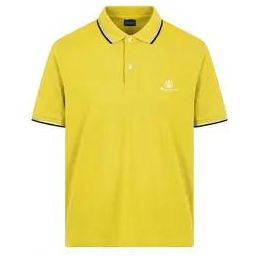 Poloshirt AQUASCUTUM ACTIVE "ACTIVE COTTON POLO Herren", Herren, Gr. XXL, gelb, Jersey, 100% Baumwolle, normal normal, Rundhals, Shirts, Poloshirt Herren, leichtes Kurzarmshirt, Polohemd, Outdoor, Sale