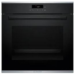 Bosch Pyrolyse Backofen "HBA272BB3", Energieeffizienz: A+ (A+++-D), schwarz, B:59,4cm H:59,5cm T:54,8cm, Back&ouml;fen, Air Fry f&uuml;r knusprige Lebensmittel & automatische Selbstreinigung